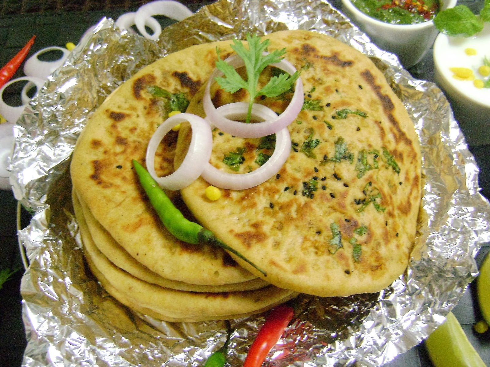 Bethica's Kitchen Flavours: Stuffed Keema Kulcha (Soft Leavened Stuffed ...