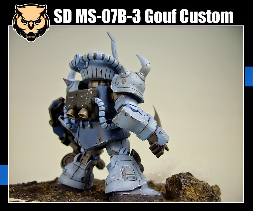 Gundam Family: SD MS-07B-3 "Gouf Custom" Custom Build