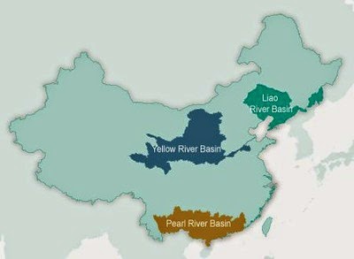 Maps of Rivers in China - Free Printable Maps