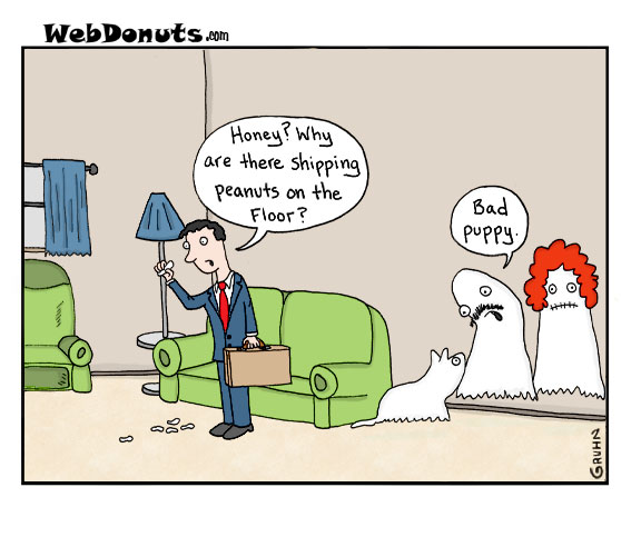 Scared Sheetless: Paranormal Humor: Ghost Puppy