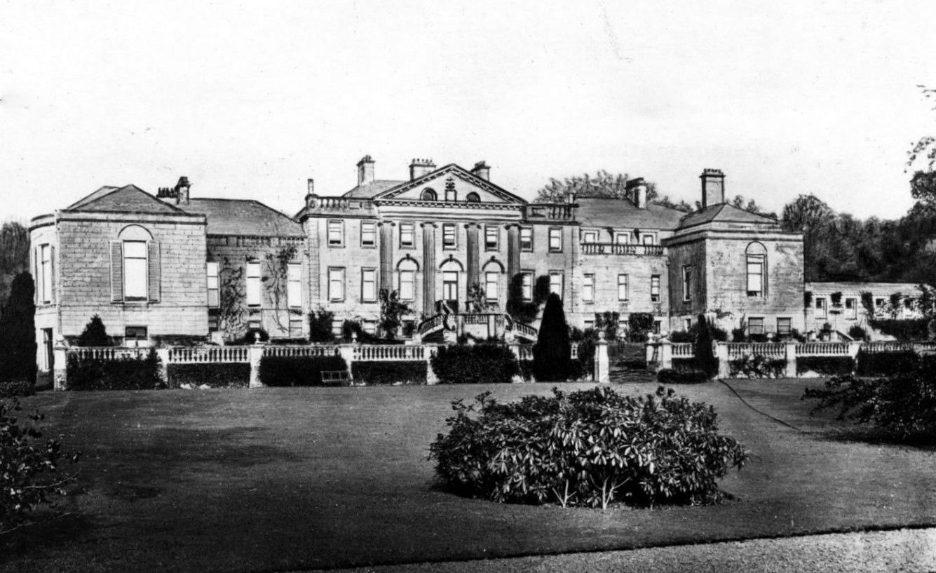 Tour Scotland: Old Photograph Springkell House Scotland