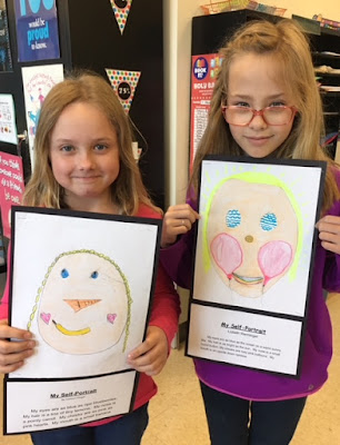 Third Grade's a Charm: Similes & Metaphors Self-Portraits