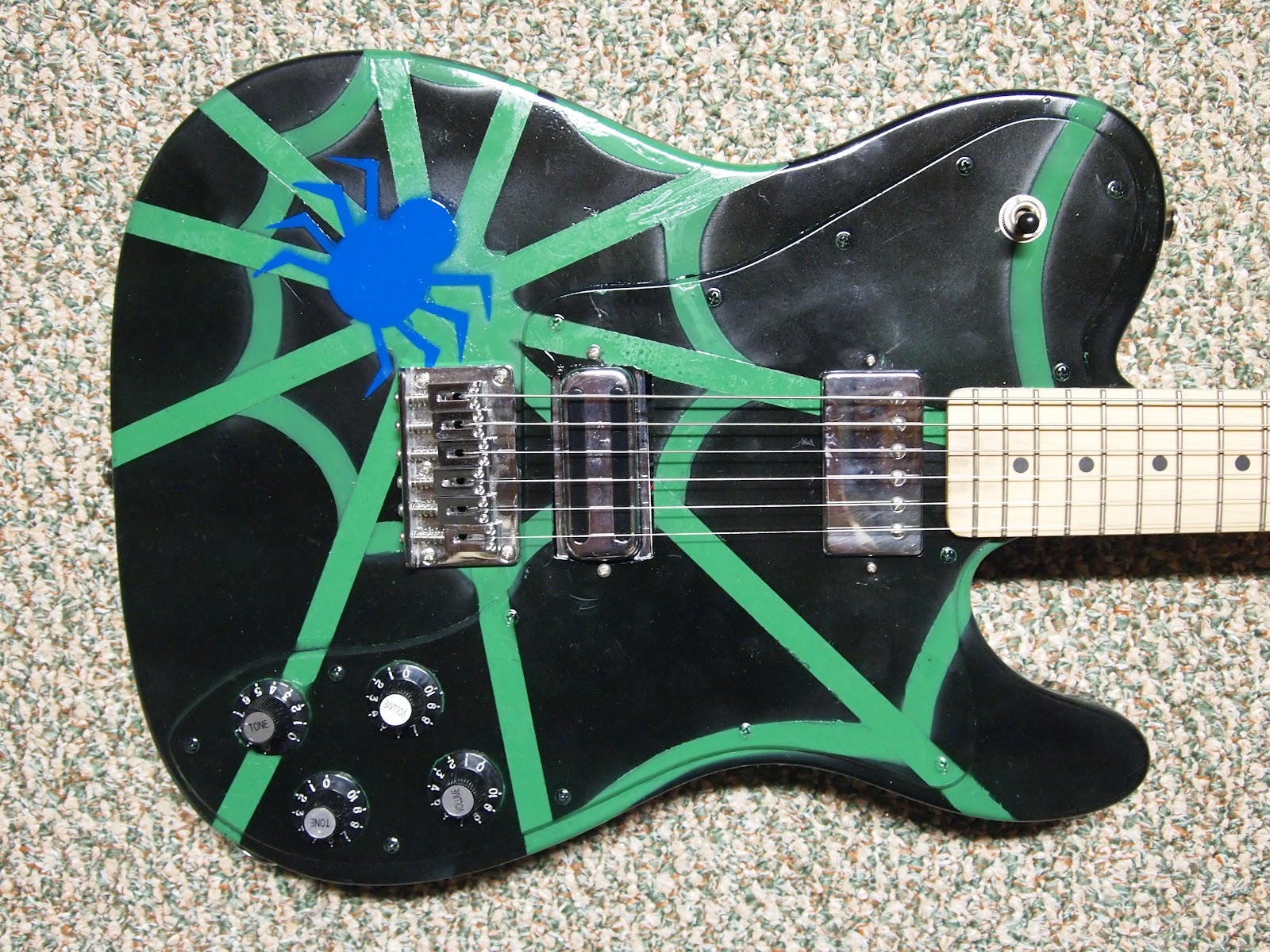 Calypso Guitar Designs: Spider- Fender Telecaster
