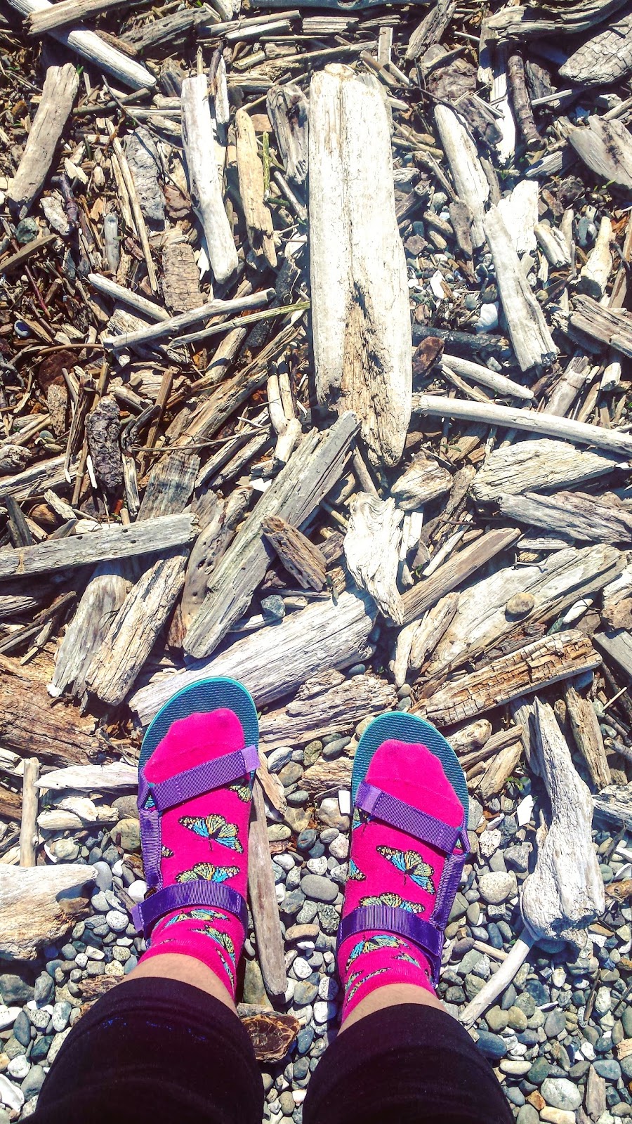 Girls Rock Socks and Sandals: 2017