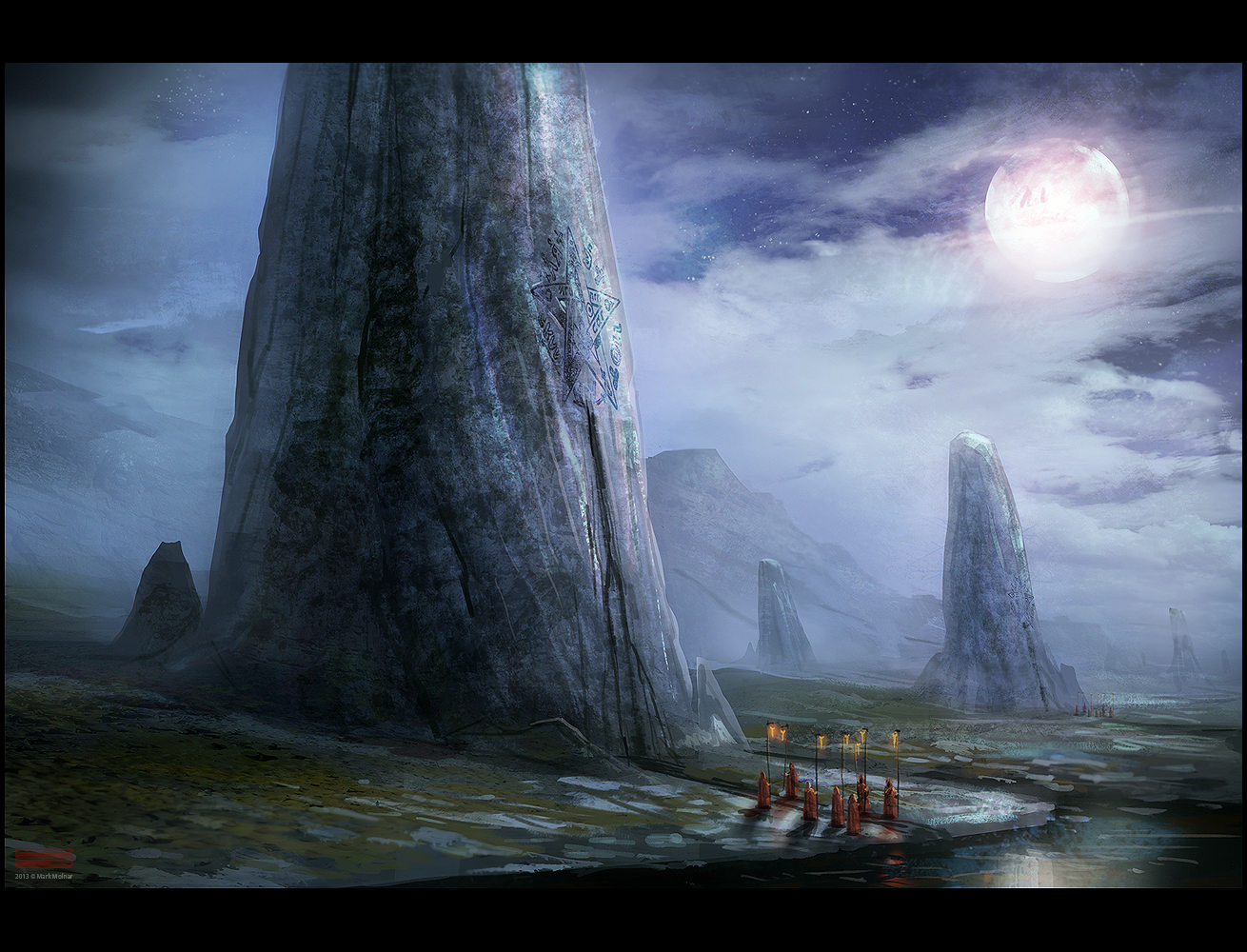 Bleeding Rocks by Mark Molnar : r/ImaginaryRuins