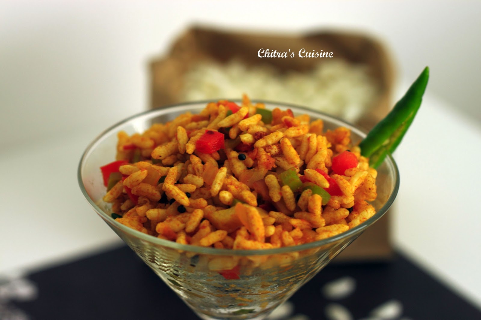 Chitra's Cuisine: Pori Upma/Puffed Rice Upma