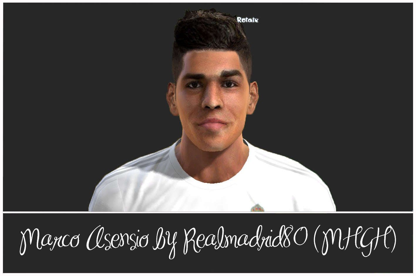 PES PASION: PES 2013 Marco Asensio Face & Hair by Realmadrid80 (MHGH)