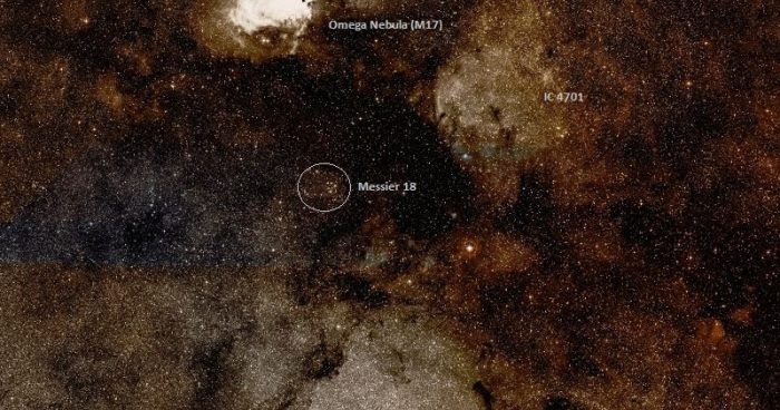 Condenado_78: Messier 18 (M18) - El Grupo de estrellas NGC 6613