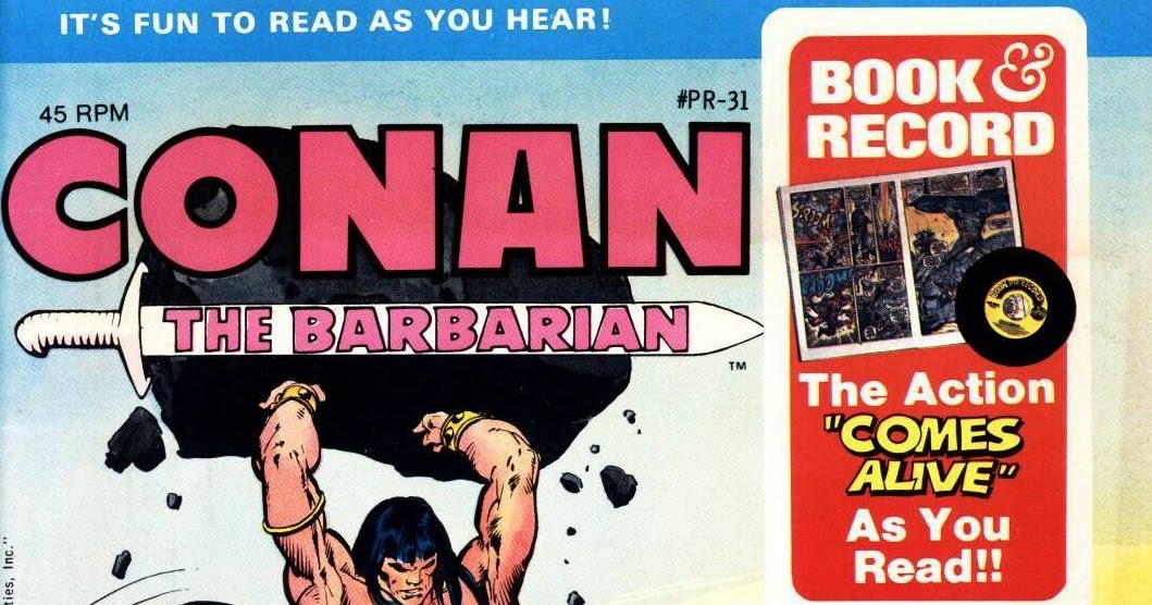Cap'n's Comics: Power Records Conan by Neal Adams