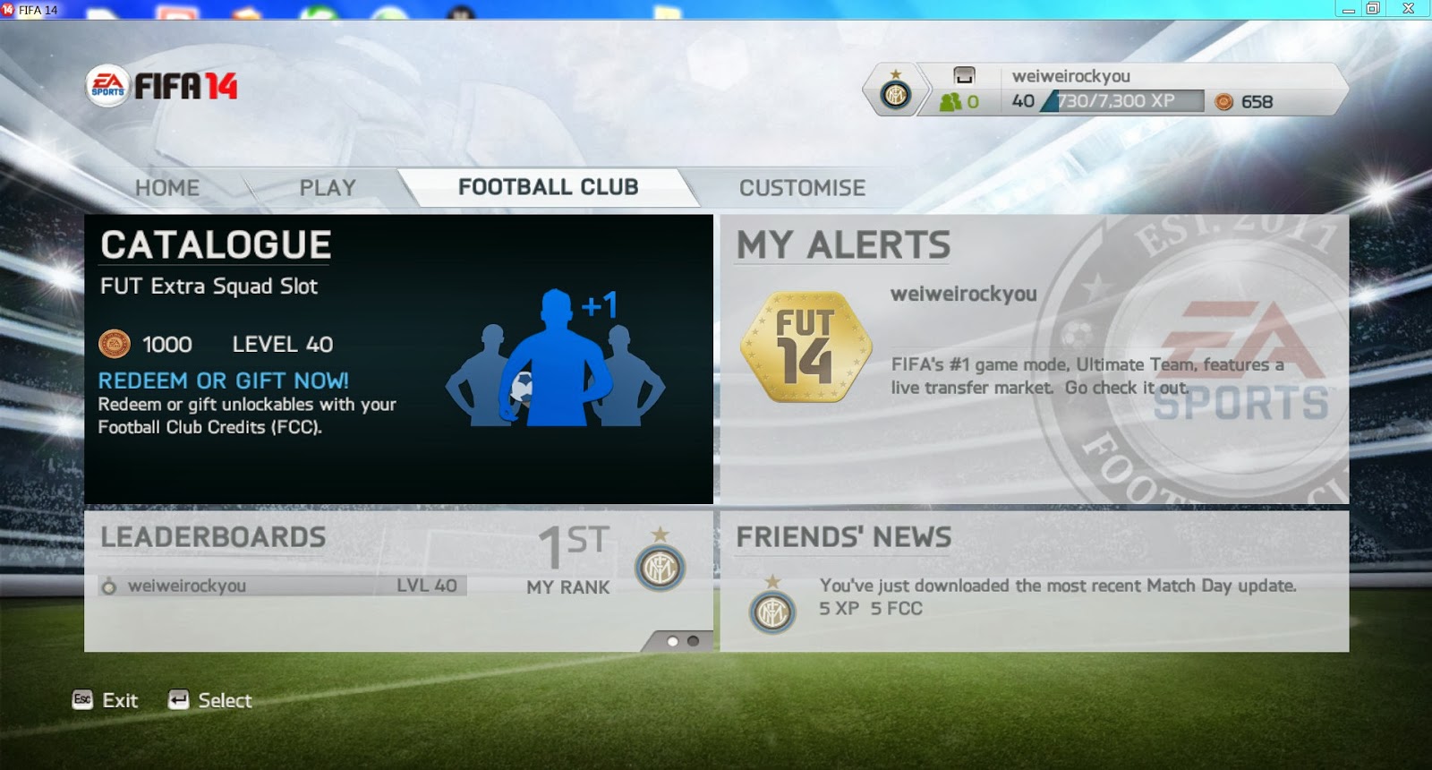 Wei Wei Rock You: FIFA 14 is released, the new user interface is ...