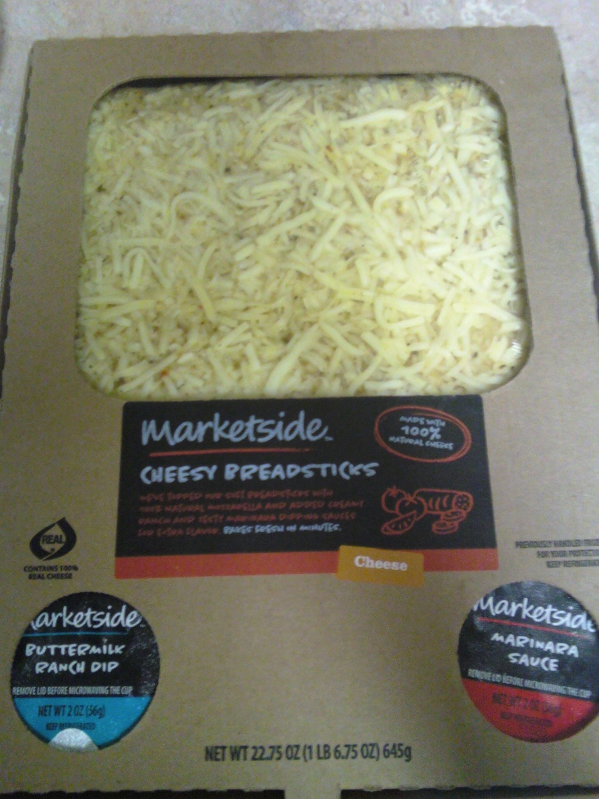 Creatively Casey: Food Review: Marketside Cheesy Breadsticks