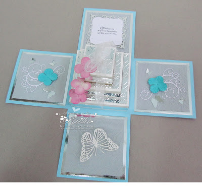 Kalalayaa's Art Stuido: WEDDING THEME EXPLOSION BOXES