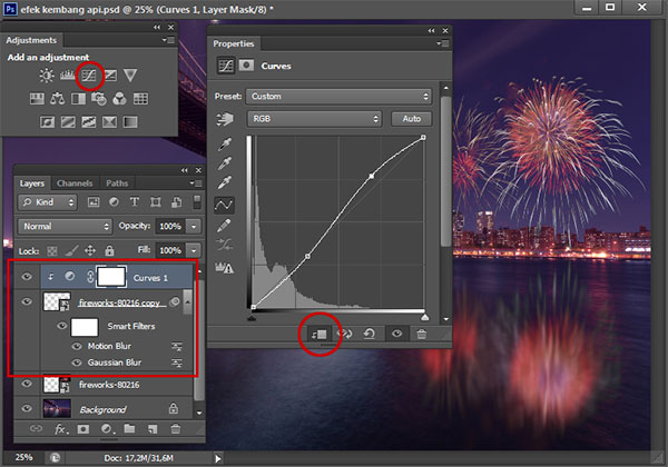 PhotoEffect: How to Add Fireworks to a Photo in Photoshop