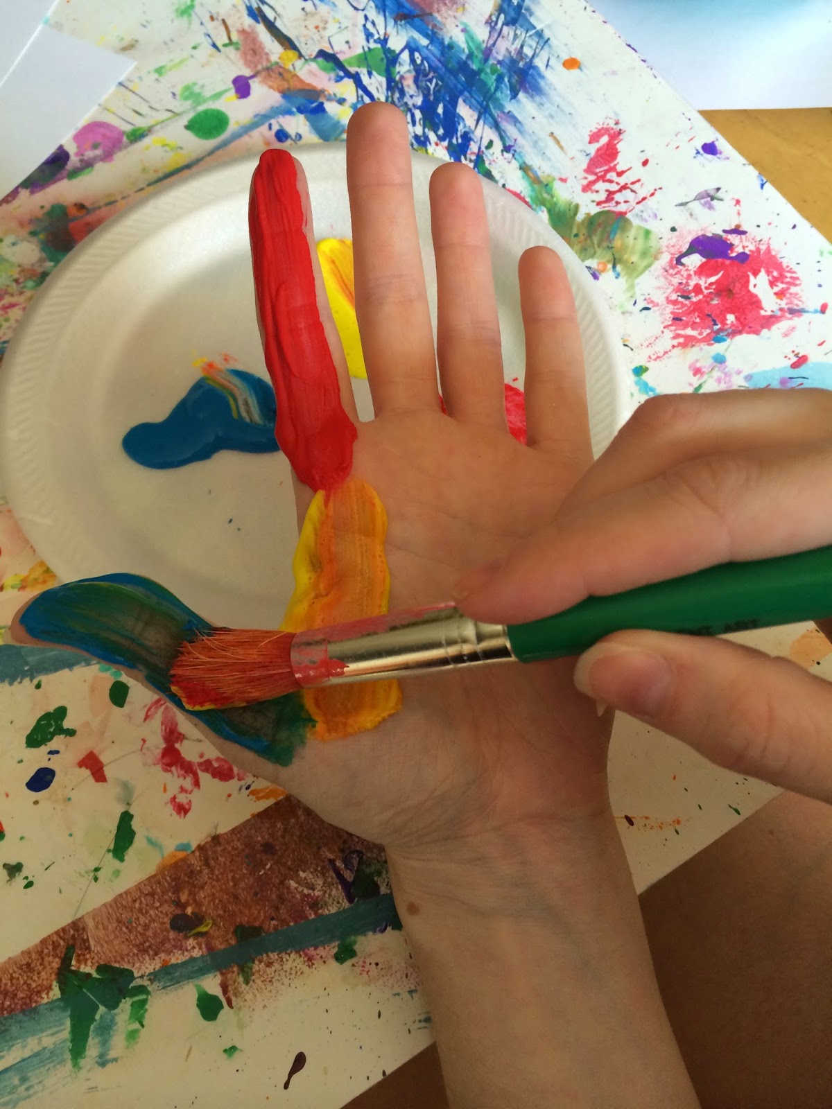 Mini Monets and Mommies: Learning Left: Kids' Letter L Art Activity