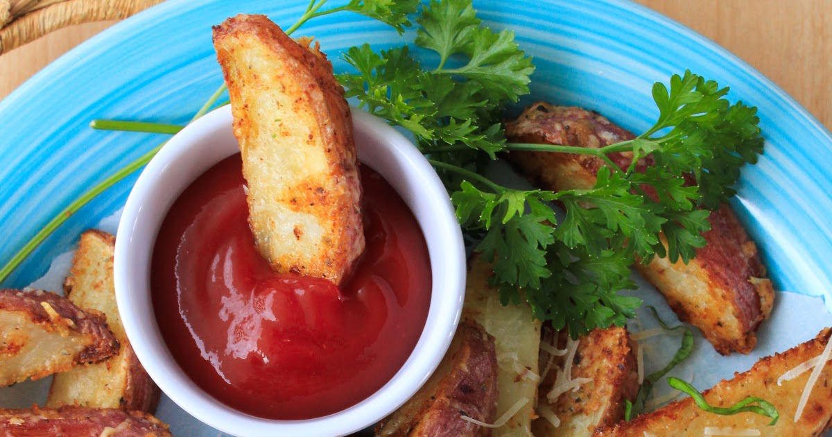 Parmesan Red Potato Wedges | The Two Bite Club