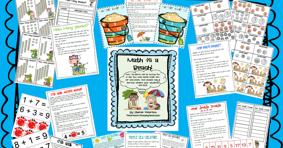 Peterson's Pad: New Math Packet and Freebie!