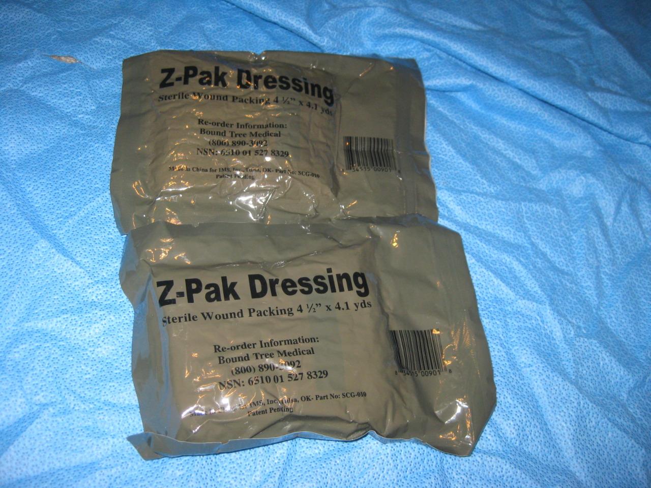 Webbingbabel: Z-PAK Gauze Dressing