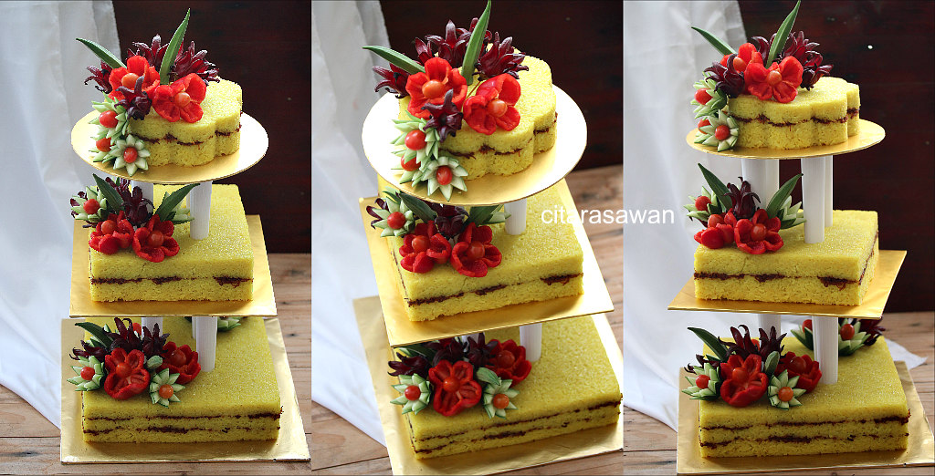 Pulut Kuning Berhias 3 Tingkat Perkahwinan - Puan Azida ~ Must Read!