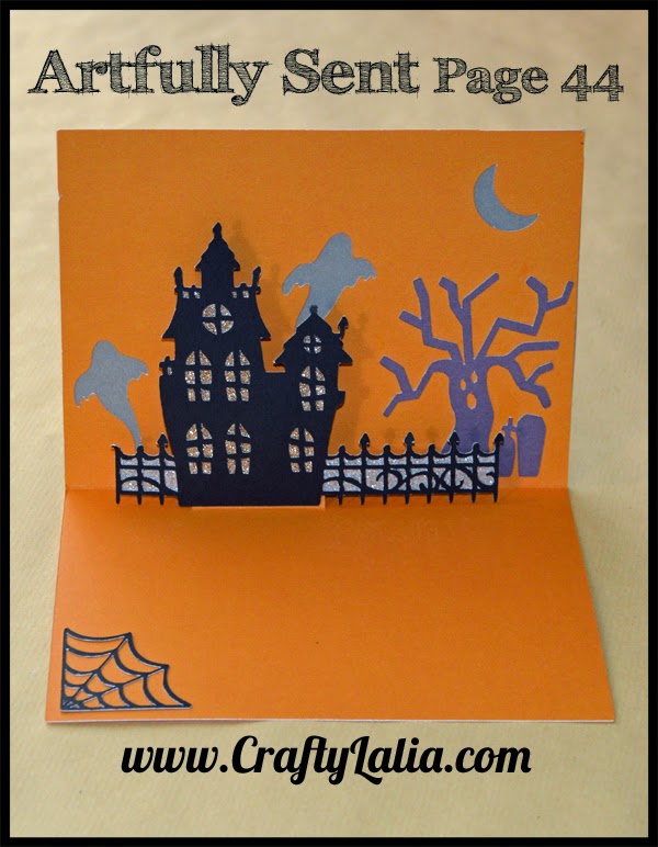 Crafty Lalia: Artfully Sent Halloween Pop-up card