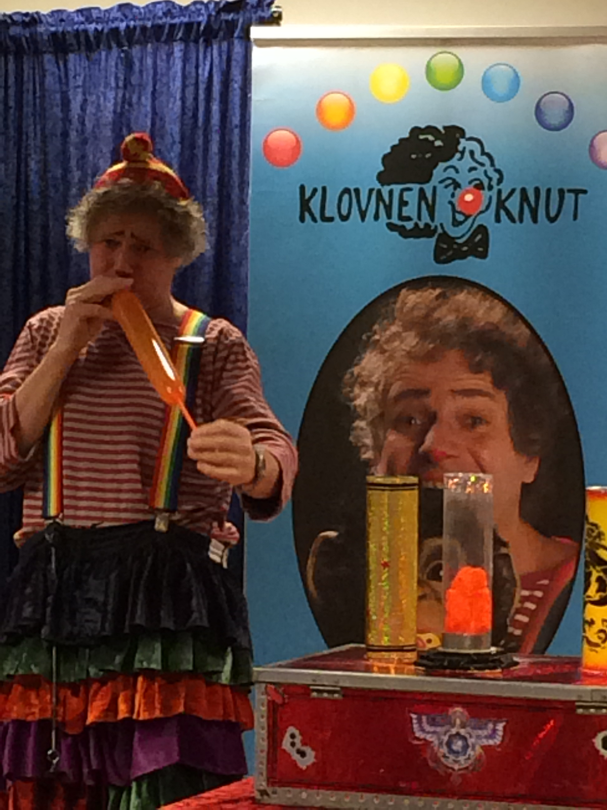 Elverum bibliotek: Sommerles-avslutning med klovnen Knut