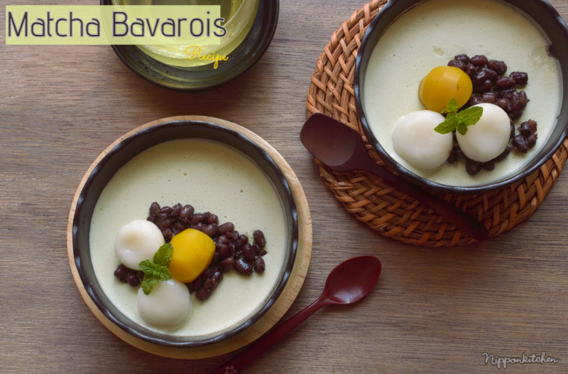Matcha Bavarois - Nipponkitchen