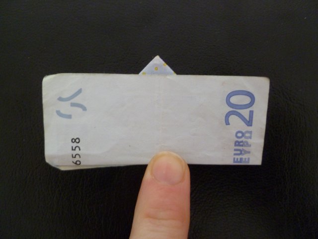 Marly Design: geld strik / money bow