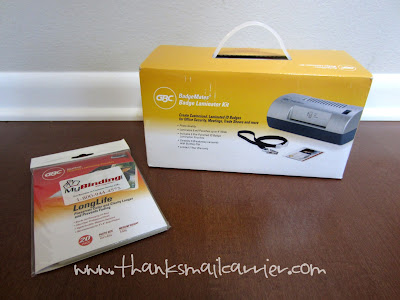 Thanks, Mail Carrier | GBC Badgemates ID Badge Laminator Kit from ...