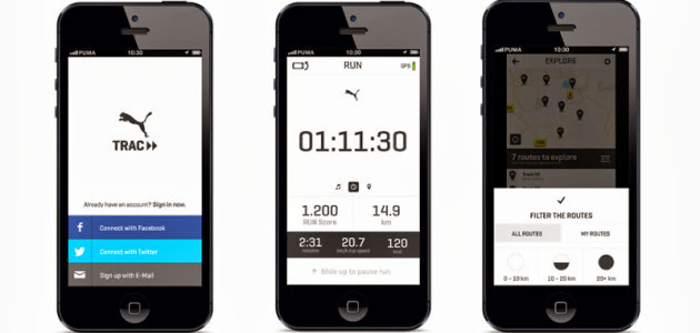 New PUMATRAC running app | bodybuilding, fitness and health ...