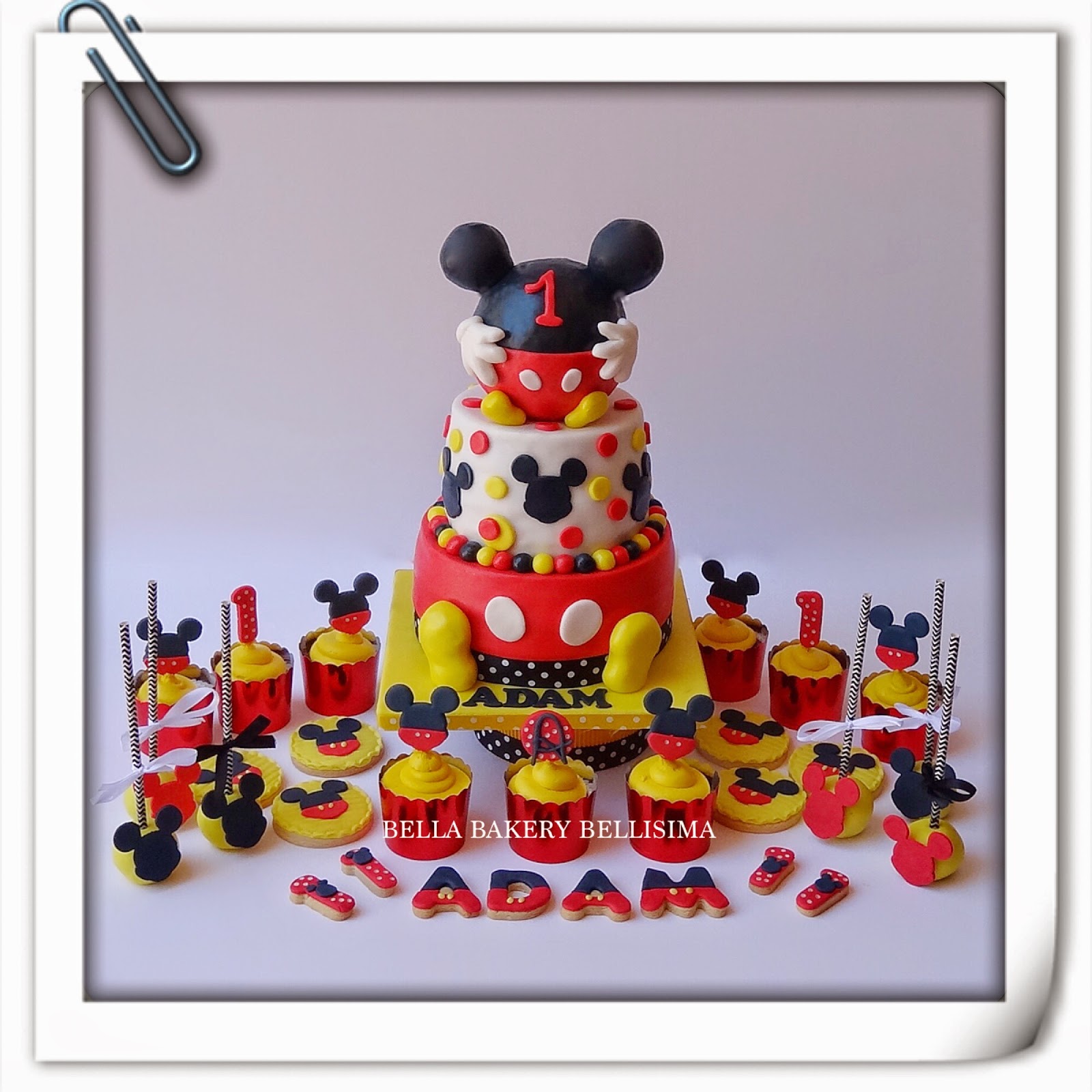 -: MICKEY MOUSE SWEET BUFFET SET