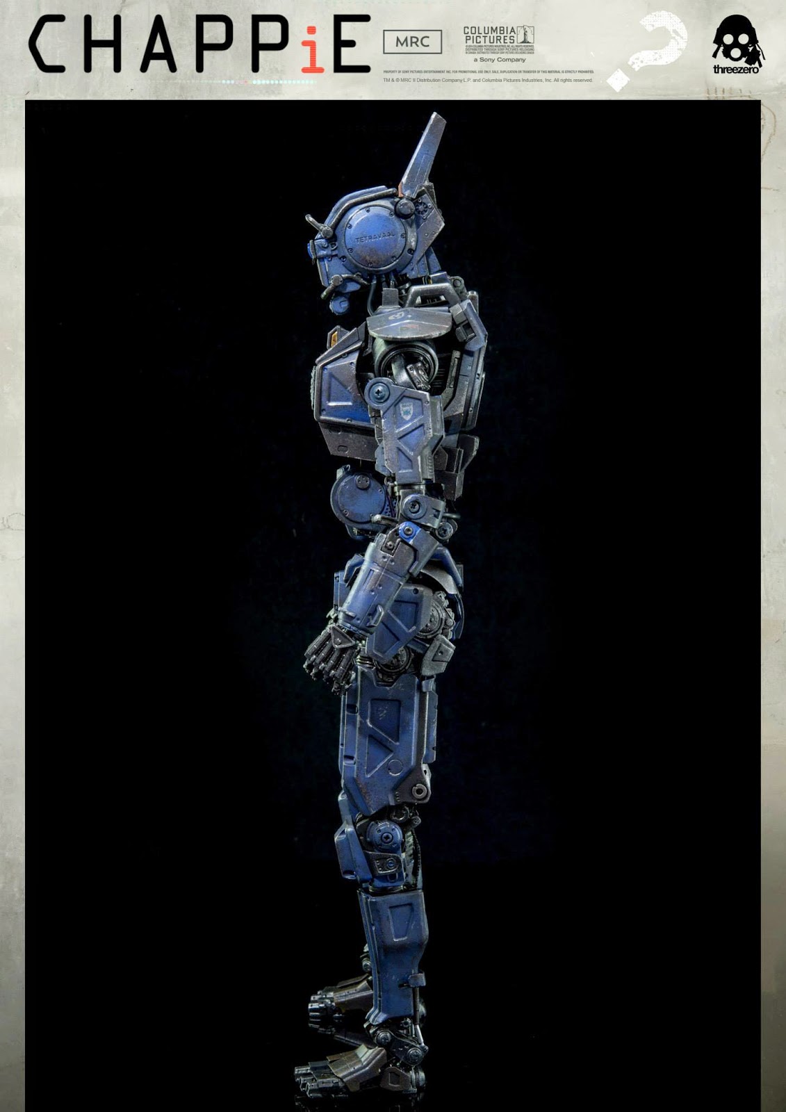 toyhaven: Recently Announced: ThreeZero 1/6th scale CHAPPiE 12-inch ...