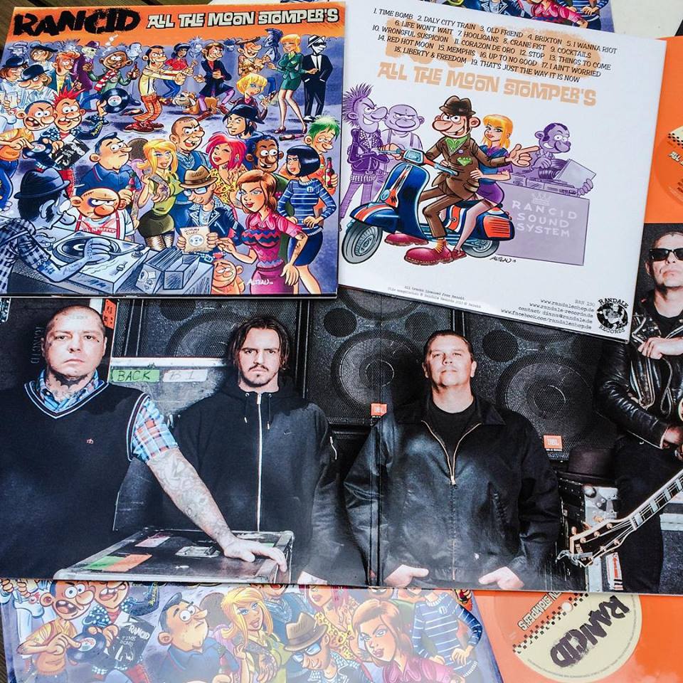 Alteau Nutty Cartoons: My artwork for the RANCID 'All The Moonstompers ...