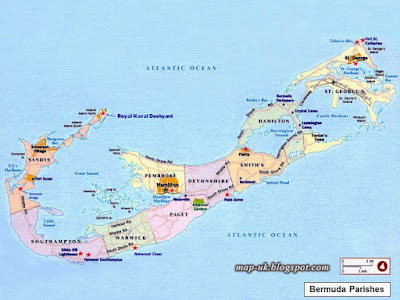 Map of UK: Bermuda Map Political Region and Information