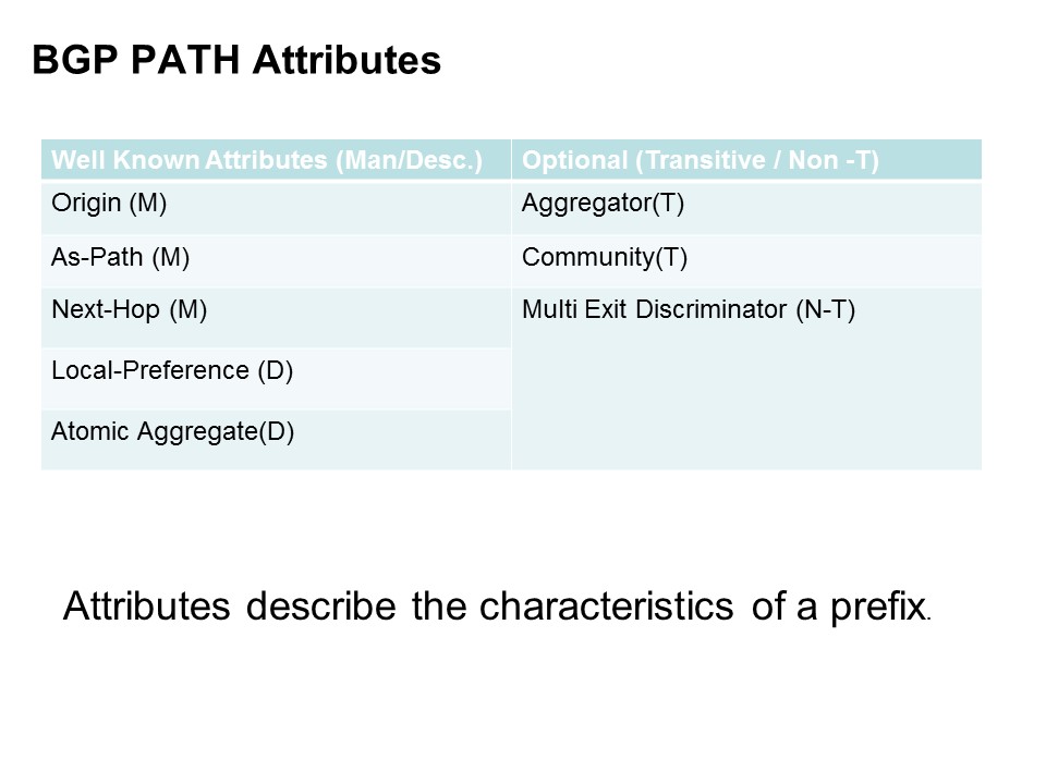 Networking And Scripting : BGP Basics