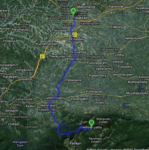 Exploring South India - Travel blog.....: Trip to KARACHOORI, Nelliyampathy