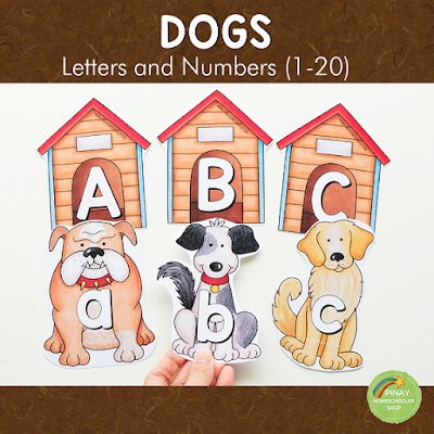 Dogs Breed Letters and Number Cards | The Pinay Homeschooler
