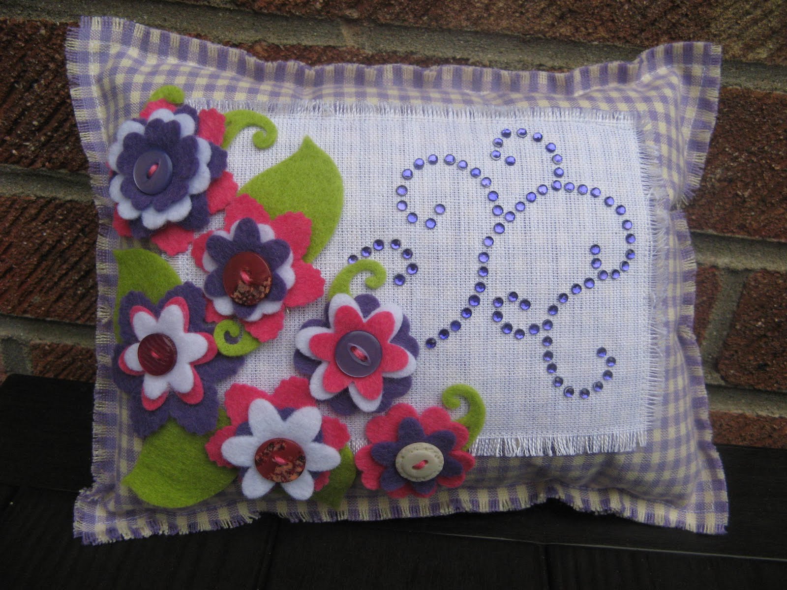 LaceTopDesigns: Handmade Mini Cushion Pillow