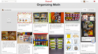 Bookish Ways in Math and Science: My Classroom - Organizing Math