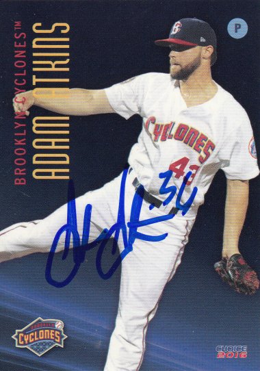 Daily Autograph: Adam Atkins