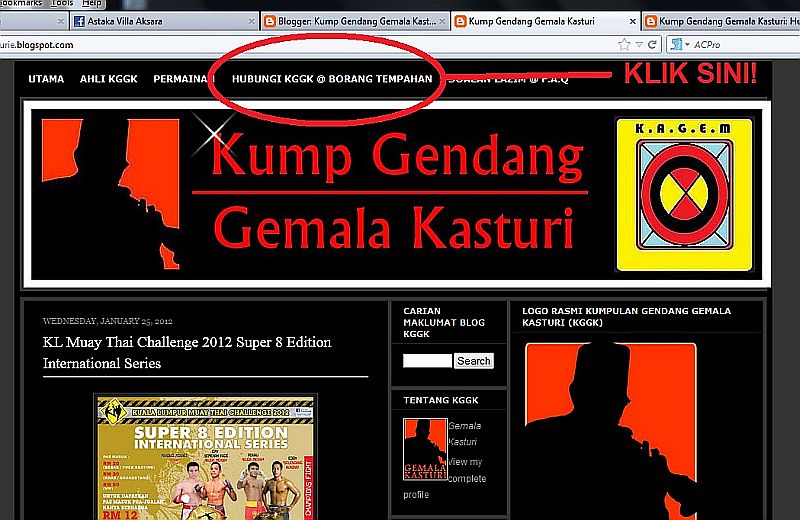 Kump Gendang Gemala Kasturi: Borang Tempahan @ Undangan @ Jemputan KGGK