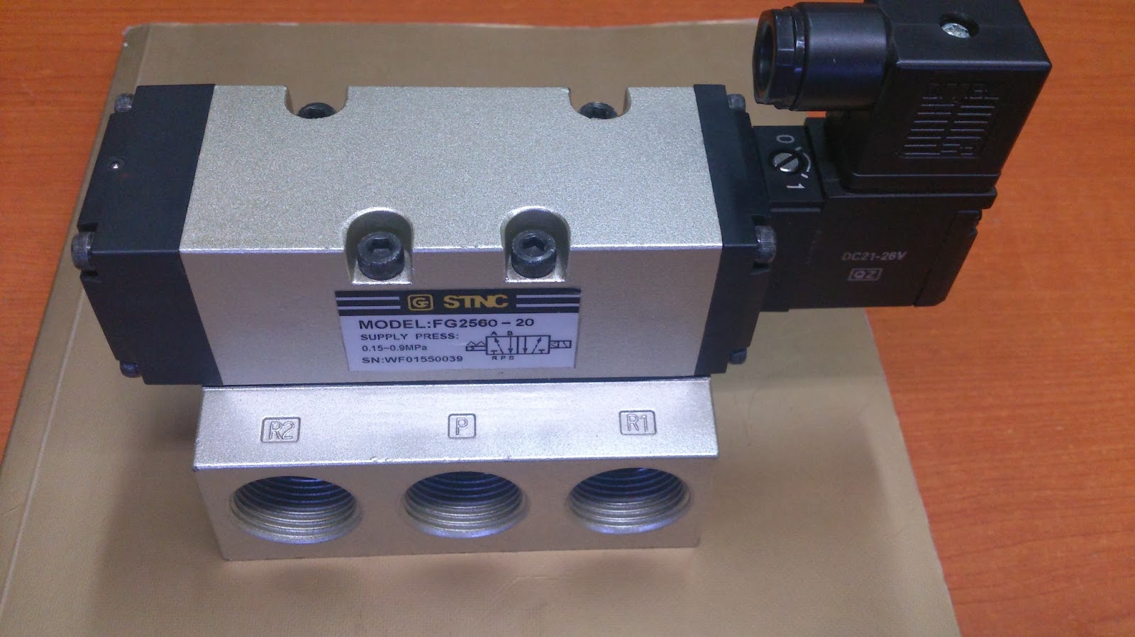 trijaya pneumatic stnc: solenoid valve 2 posisi 5 port 1/2" single coil ...