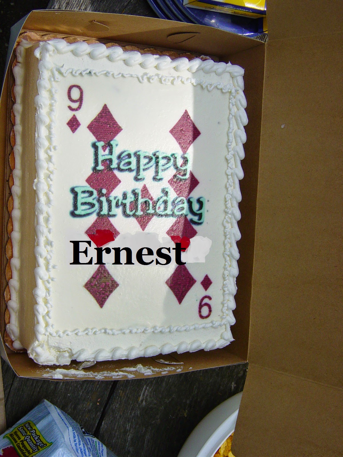 small town me: A Life in Cakes, or Happy Birthday Ernest