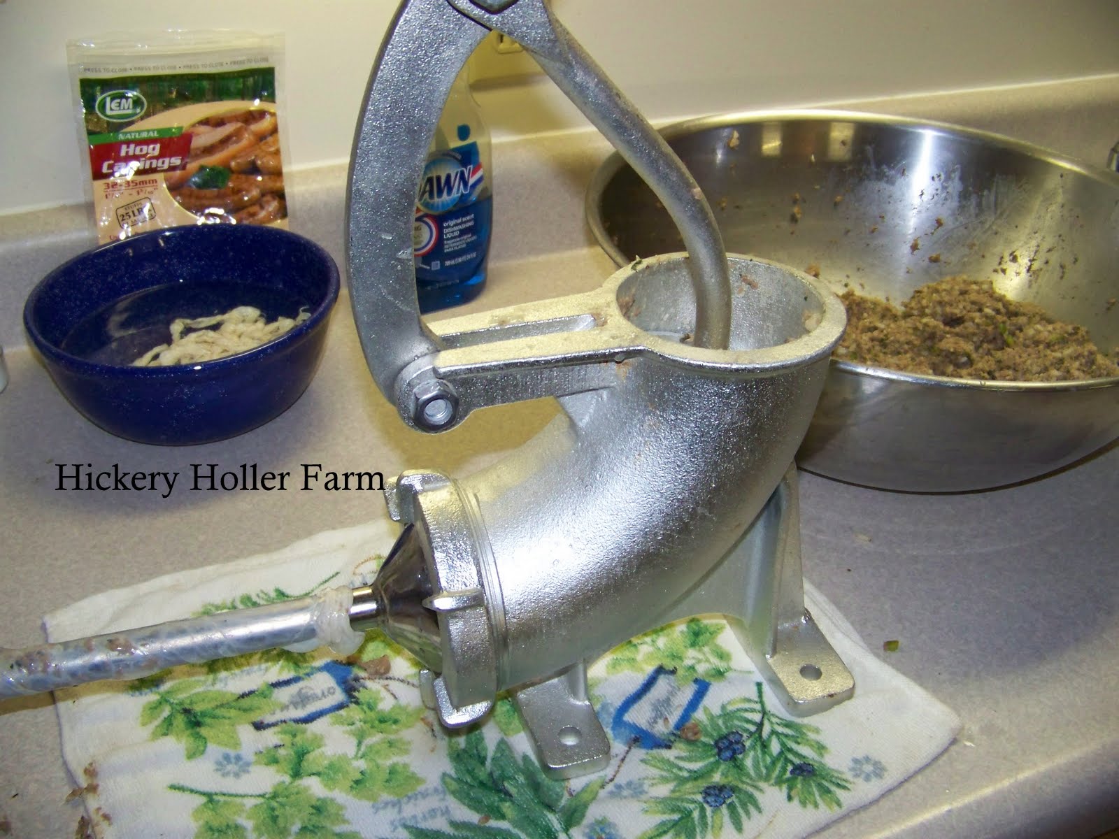 Hickery Holler Farm: Making Venison Sausage