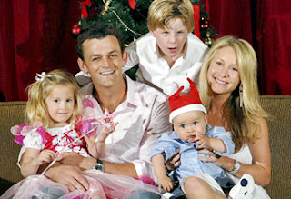 Michael Jordan: Adam Gilchrist With Wife and Kids