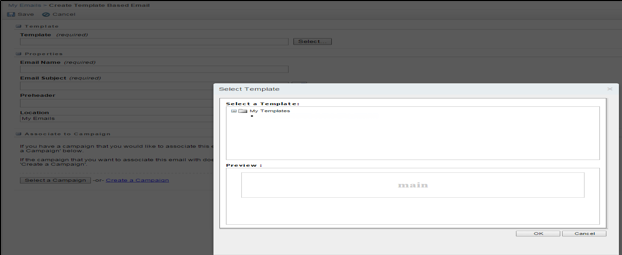 SFDC 3:16: Create Email using Template in Exacttarget