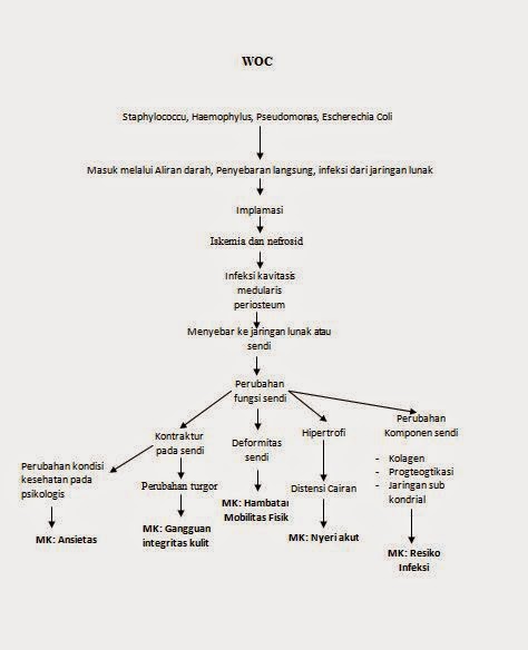 WOC (patofisiologi) Osteomielitis