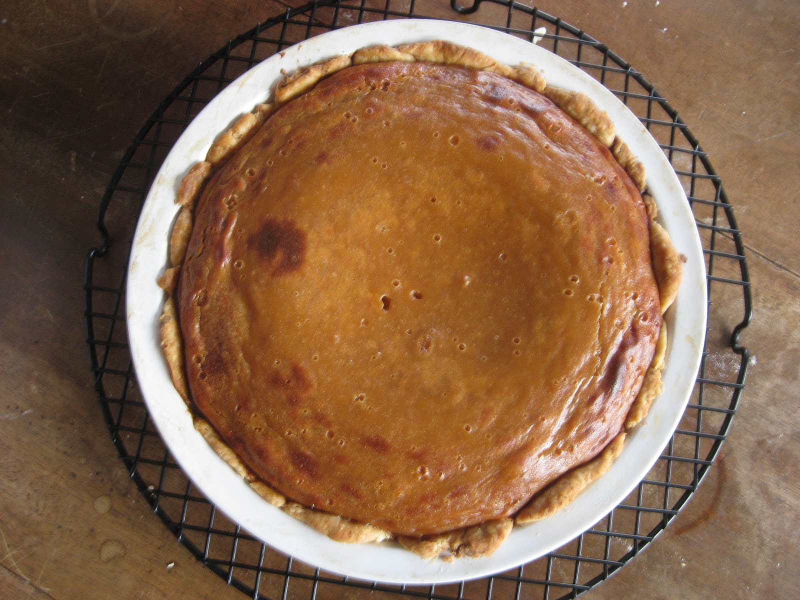 The Pie Experiment: Pie # 21: Sweet Potato Pie (with cinnamon roll crust)