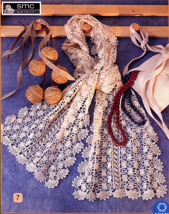 Ergahandmade: Crochet Lace Scarf + Diagram