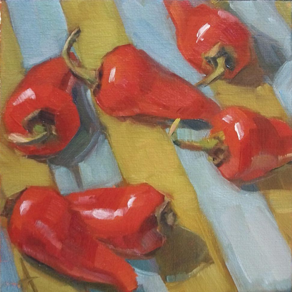 Alice Andreini's (almost) Daily Paintings: # 263: Pepper Riot