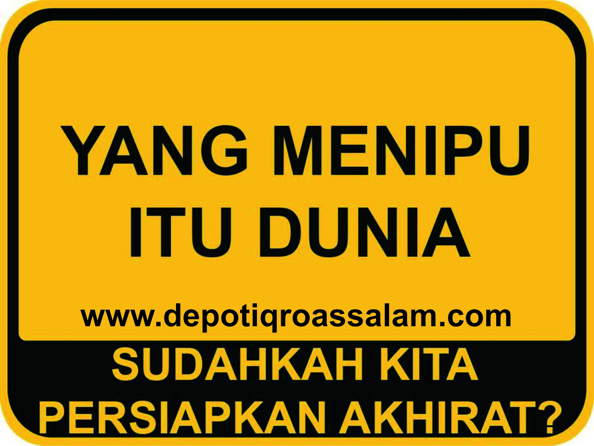 Depot Iqro As-Salam: Desain Sticker Dakwah dan Salam Islam Gratis