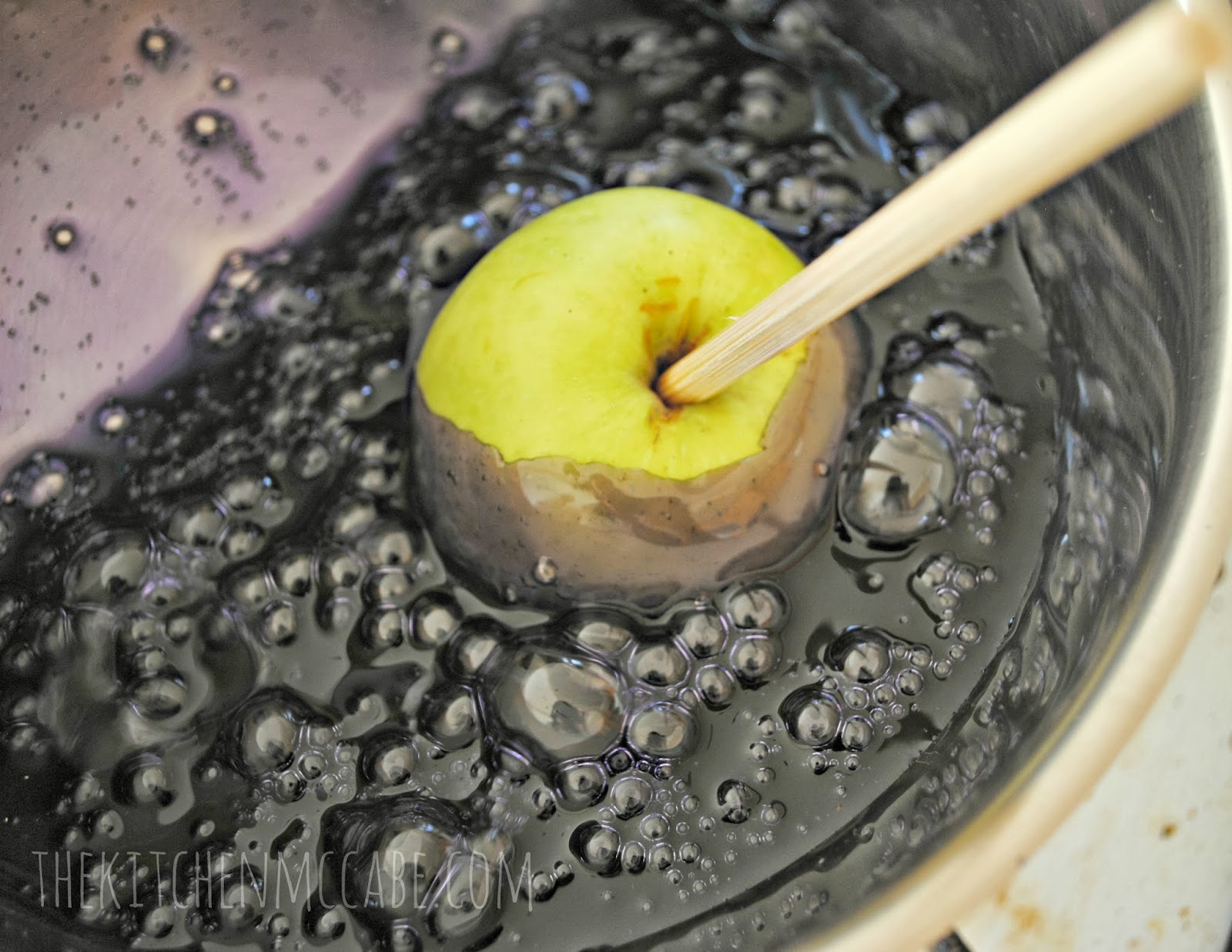 Purple Candied Apples with Tutorial - The Kitchen McCabe